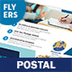 Postal Service Flyers – 4 Options by Mike_pantone | GraphicRiver