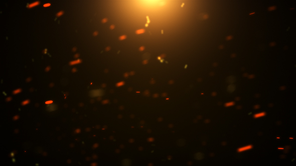 Orange Cinematic Particles, Motion Graphics | VideoHive