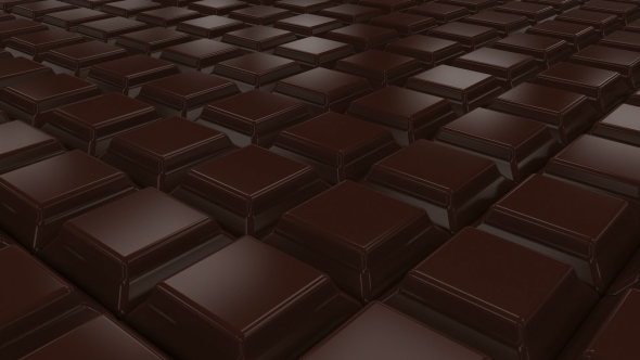 Animation Moving of Chocolate Bars, Motion Graphics | VideoHive