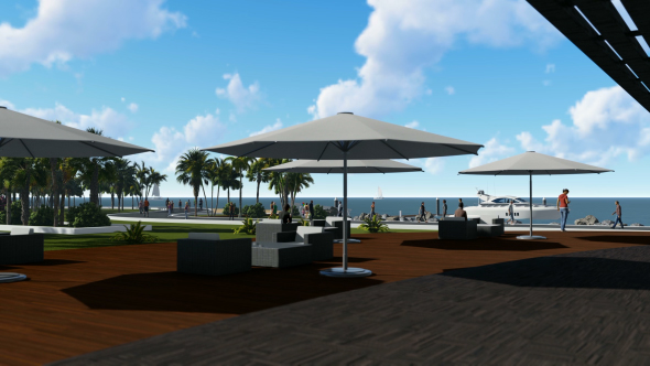 3D Seaside View, Motion Graphics | VideoHive