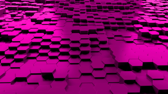 Hexagon Background Loop, Motion Graphics | VideoHive