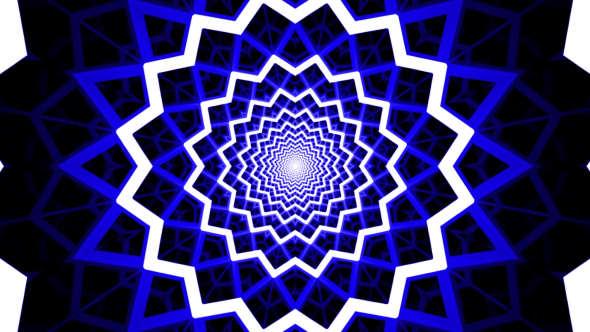 Blue Infinite Tunnel Loop, Motion Graphics | VideoHive