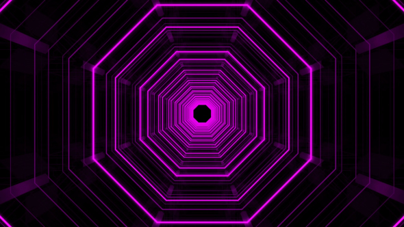 Purple Line Tunnel Loop, Motion Graphics | VideoHive