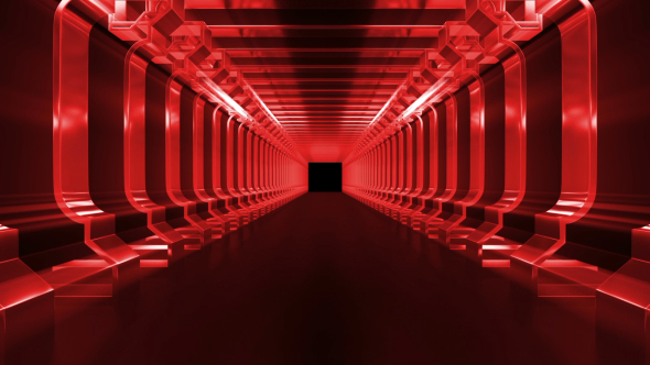 Red Tunnel Loop, Motion Graphics | VideoHive