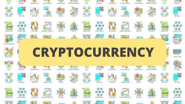 Cryptocurrency - 30 Animated Icons, After Effects Project Files | VideoHive