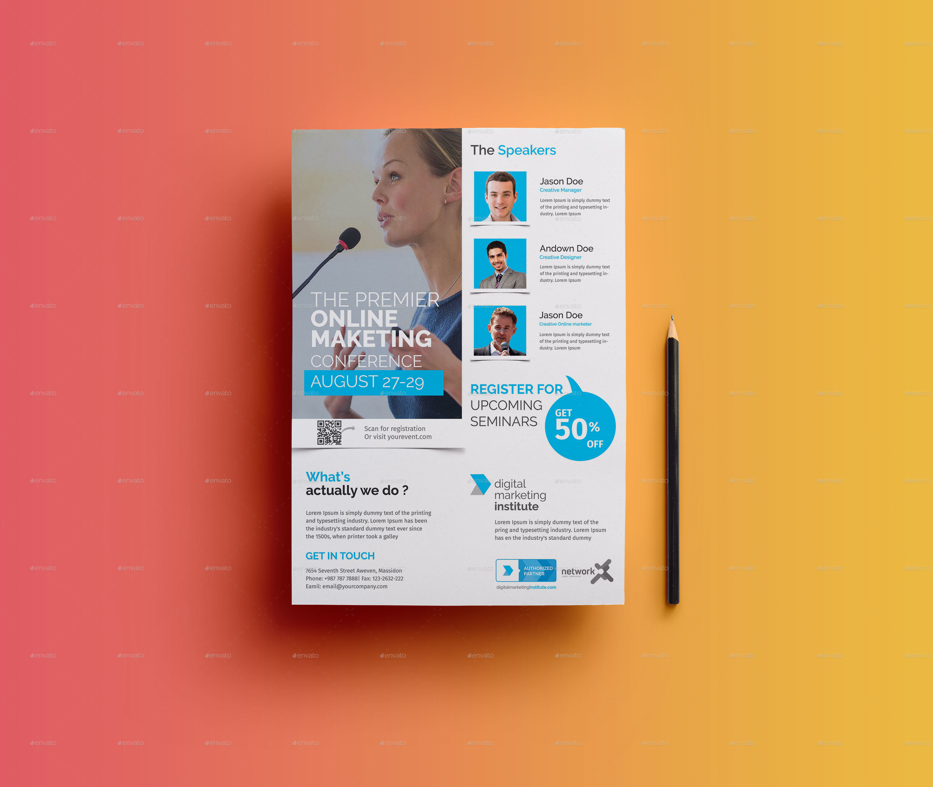 Event/Conference Flyer, Print Templates | GraphicRiver