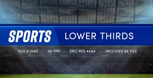 Sports Lower Thirds, Motion Graphics | VideoHive