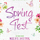 Spring Fest Flyer Template, Print Templates | GraphicRiver
