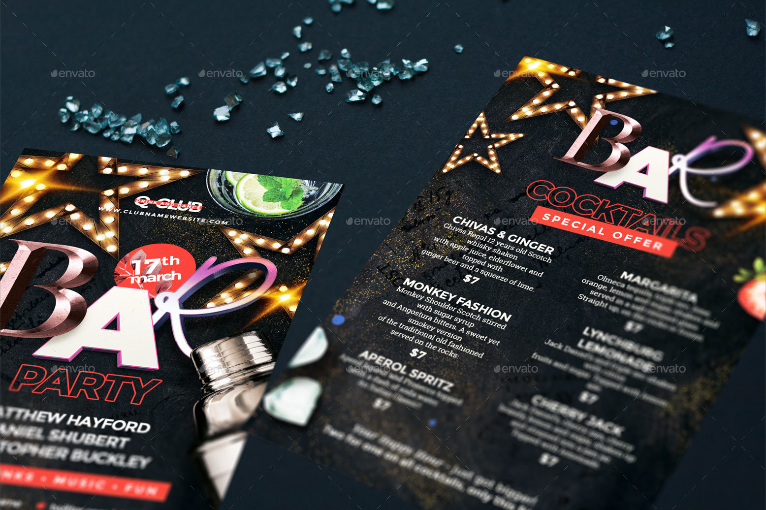 Bar Flyer, Print Templates | GraphicRiver