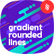 Gradient Rounded Lines Backgrounds, Graphics | GraphicRiver