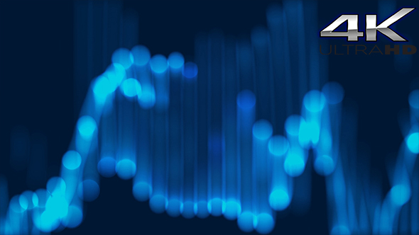 Blue Particles Glowing 4k, Motion Graphics | VideoHive