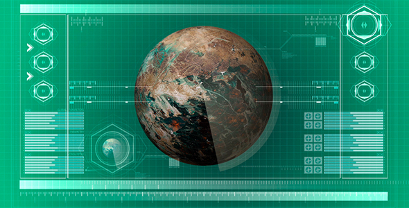 Computer Radar And Planet, Motion Graphics | VideoHive