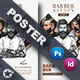 Barber Poster Templates, Print Templates | GraphicRiver
