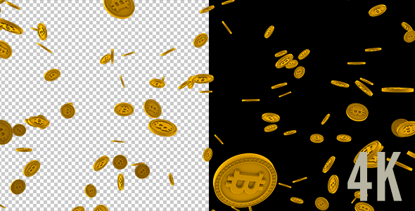 Bitcoin Rain, Motion Graphics | VideoHive