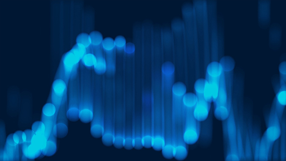 Blue Particles Glowing, Motion Graphics | VideoHive