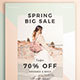 Spring Fashion Sale Flyer, Print Templates | GraphicRiver
