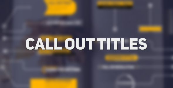 Call Out Titles, Premiere Pro Templates | VideoHive