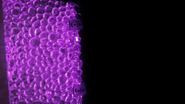 LED Bright Rotating Panel in Purple, Stock Footage | VideoHive