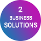 Business Solutions 2 - 2 In 1 PowerPoint Presentation Template Bundle ...