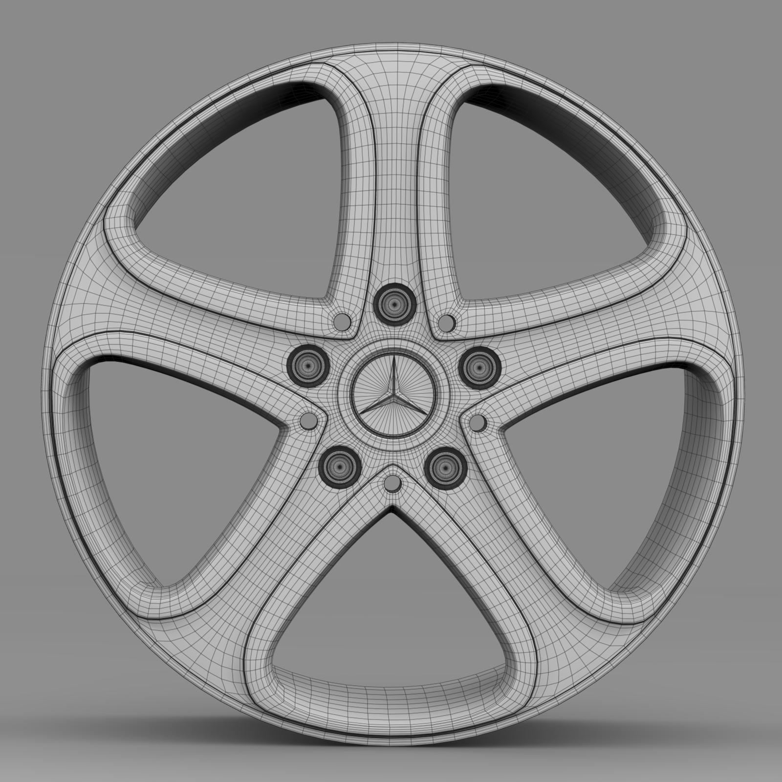 Mercedes Benz rim by stiv3d | 3DOcean