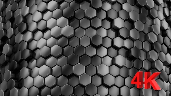 Background of Hexagons, Motion Graphics | VideoHive