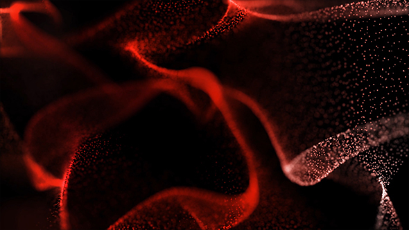 Red Sliding Particles Background Loop by Evolution_Studio | VideoHive