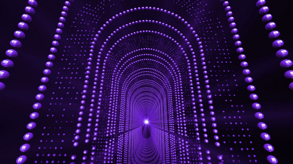 Purple Dynamic Tunnel Loop, Motion Graphics | VideoHive