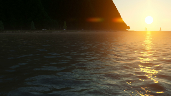 Sunset over the Sea, Motion Graphics | VideoHive