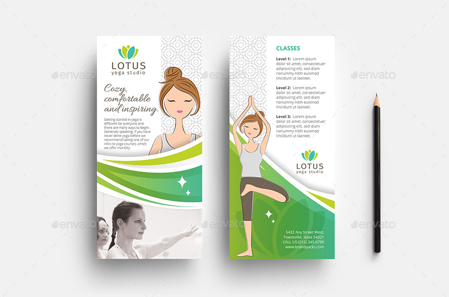 Yoga Studio Templates Bundle by BrandPacks | GraphicRiver