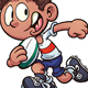 Cartoon Kids playing Rugby, Vectors | GraphicRiver