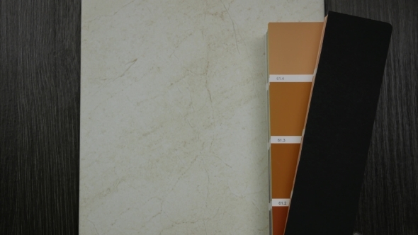 Selection of Color for the Color and Texture of Ceramic Tiles, Stock ...