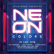 Neon Flyer, Print Templates | GraphicRiver