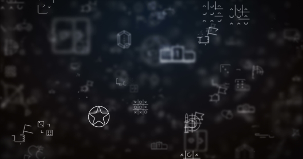 Loop Moved Video Game Icons Background, Motion Graphics | VideoHive