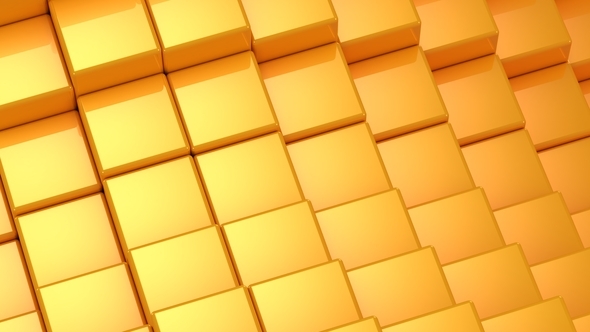 Cubes Formed A Wave, Motion Graphics | VideoHive