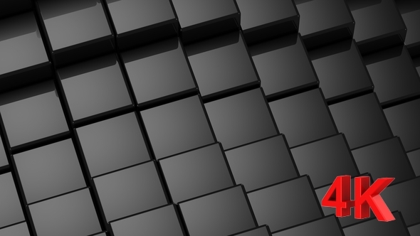 Cubes Formed A Wave, Motion Graphics | VideoHive