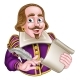 William Shakespeare Cartoon, Vectors | GraphicRiver