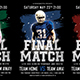 Final Match Football Flyer, Print Templates | GraphicRiver