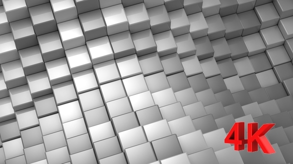Cubes Formed A Wave, Motion Graphics | VideoHive