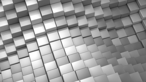 Cubes Formed A Wave, Motion Graphics | VideoHive