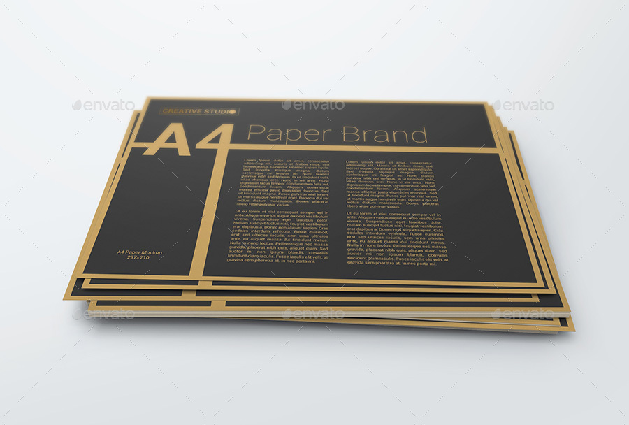 A4 Paper / Poster / Flyer Mockups, Graphics | GraphicRiver
