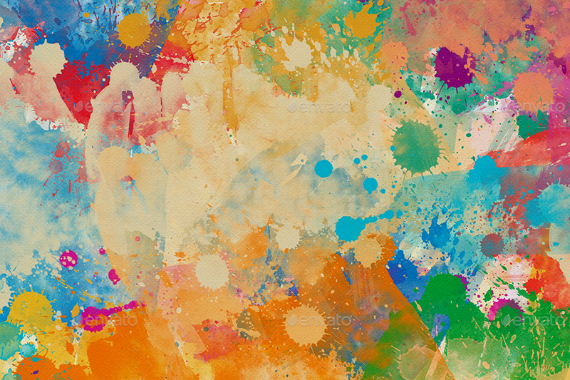 12 Colorful Paint Backgrounds Vol.1, Graphics | GraphicRiver