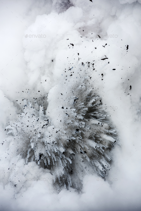 Exploding lava flow in Hawaii Stock Photo by joebelanger | PhotoDune