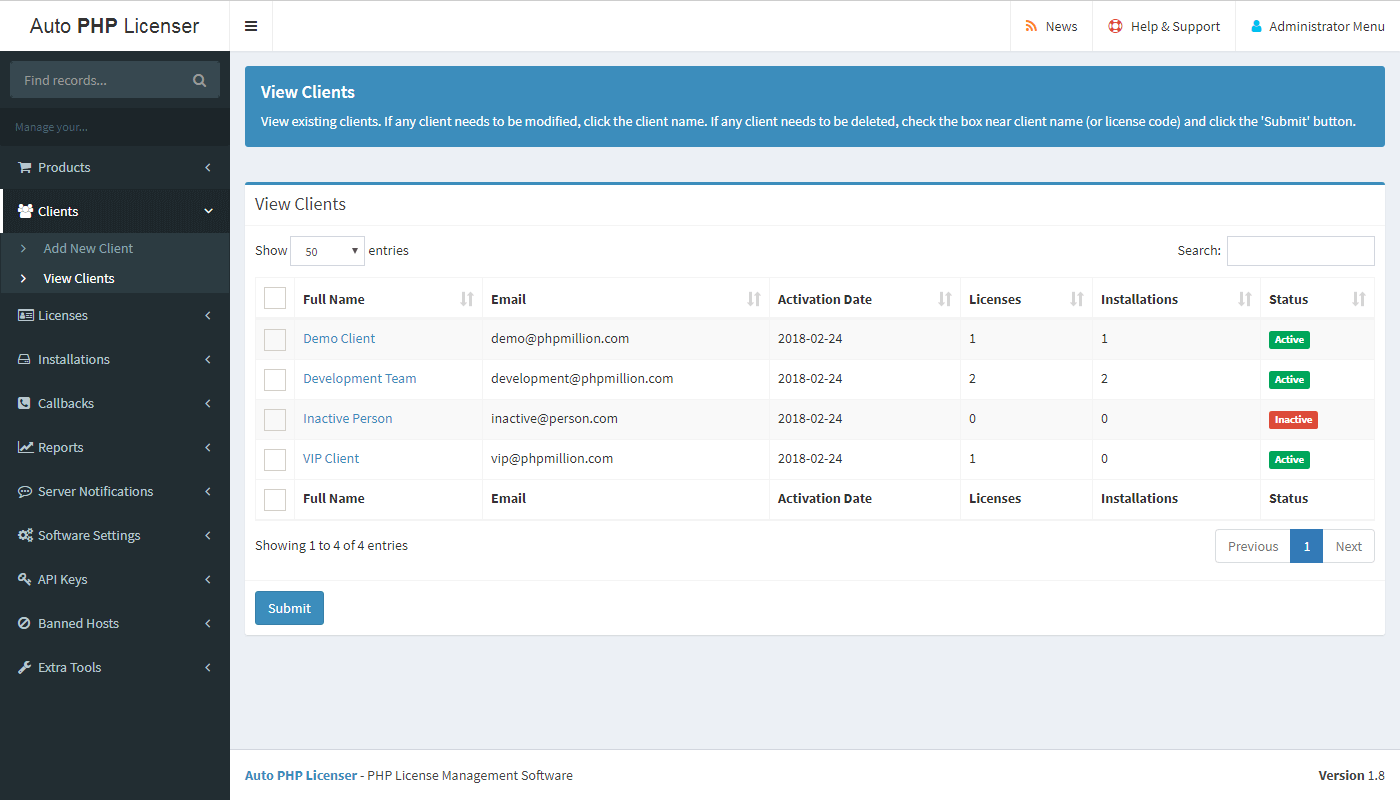 Auto PHP Licenser by phpmillion | CodeCanyon