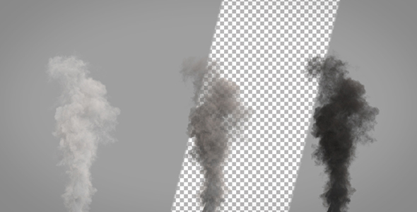 Light Smoke Plume 01 -2 Speeds-ColorPack, Motion Graphics | VideoHive
