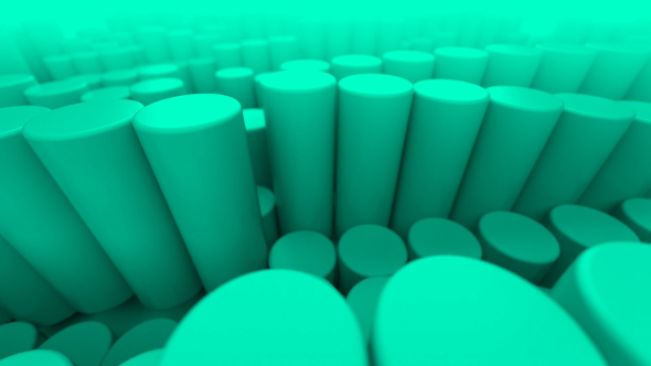3D Cylinders Loop, Motion Graphics | VideoHive