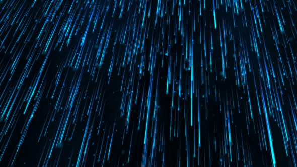 Blue Falling Particles Loop, Motion Graphics | VideoHive