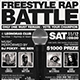 Freestyle Rap Battle Flyer Template V4, Print Templates | GraphicRiver