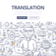 Translation Doodle Concept, Vectors | GraphicRiver