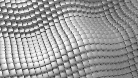 Cubes Formed A Wave, Motion Graphics | VideoHive