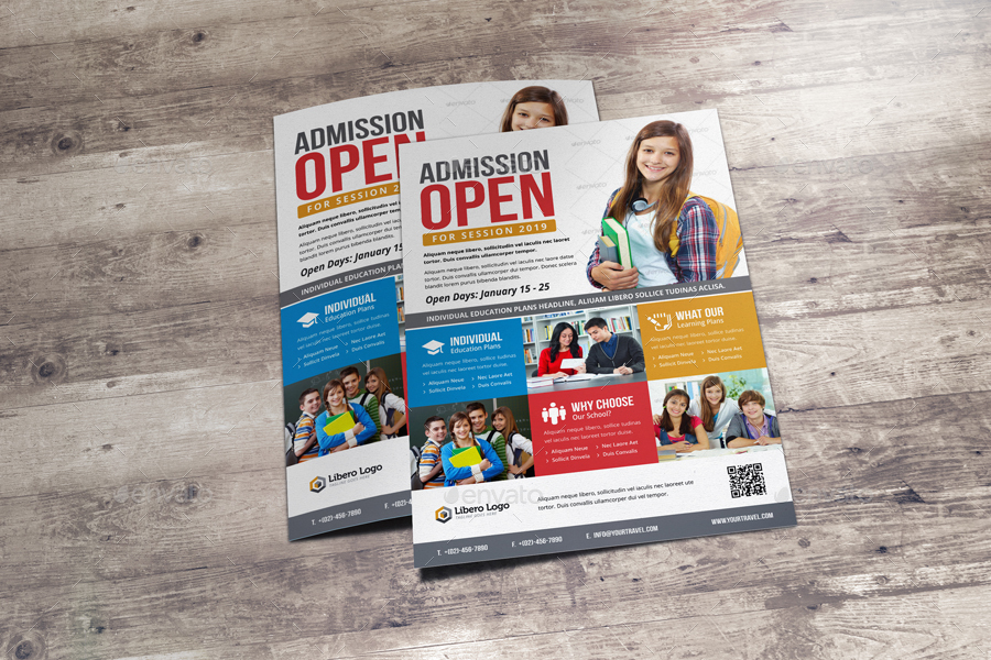 School Study Promotion Flyer Ad v3, Print Templates | GraphicRiver